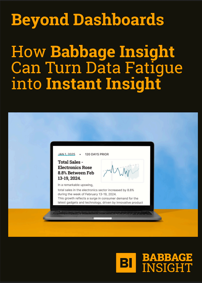 Proactive Insight Engine | Babbage Insight